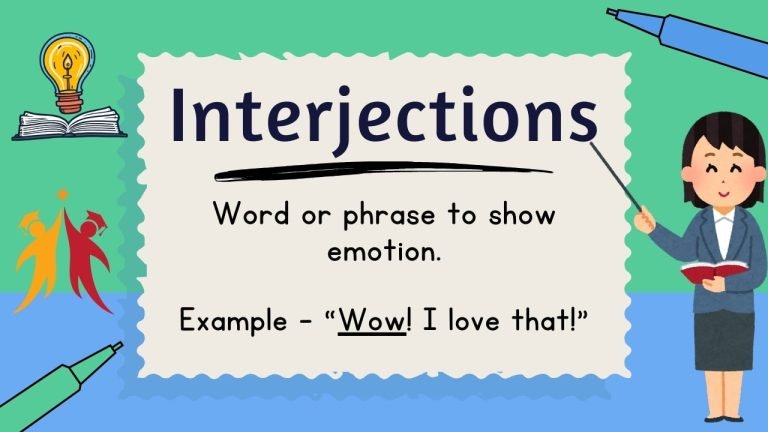 Interjection - Definition, Usage and Examples - Spoken English Guru